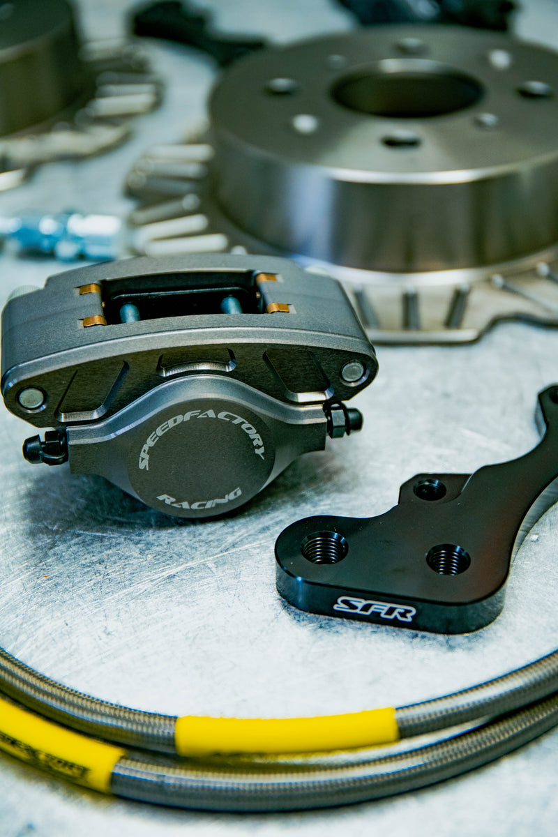 SpeedFactory Racing AWD / FWD Lightweight Rear Staging Brakes Kit ...